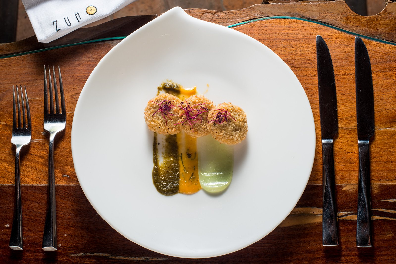 New Zumo chef shows off his Mexicasian menu. | Don Day in SMA
